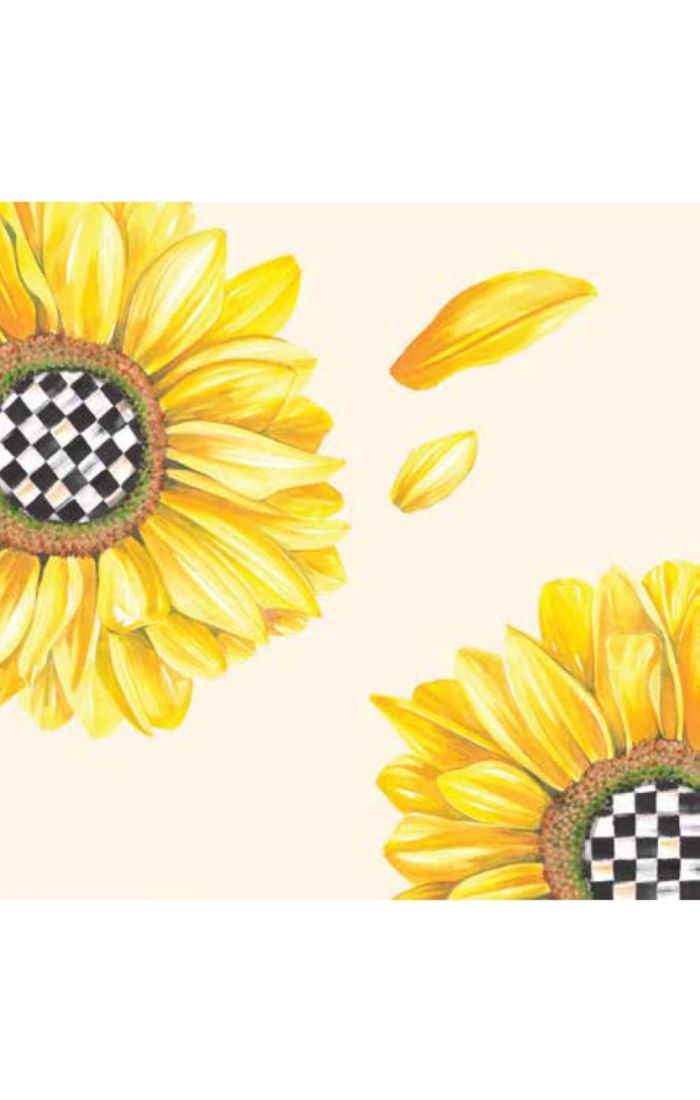 sunflower cocktail paper napkins - MISI HOME