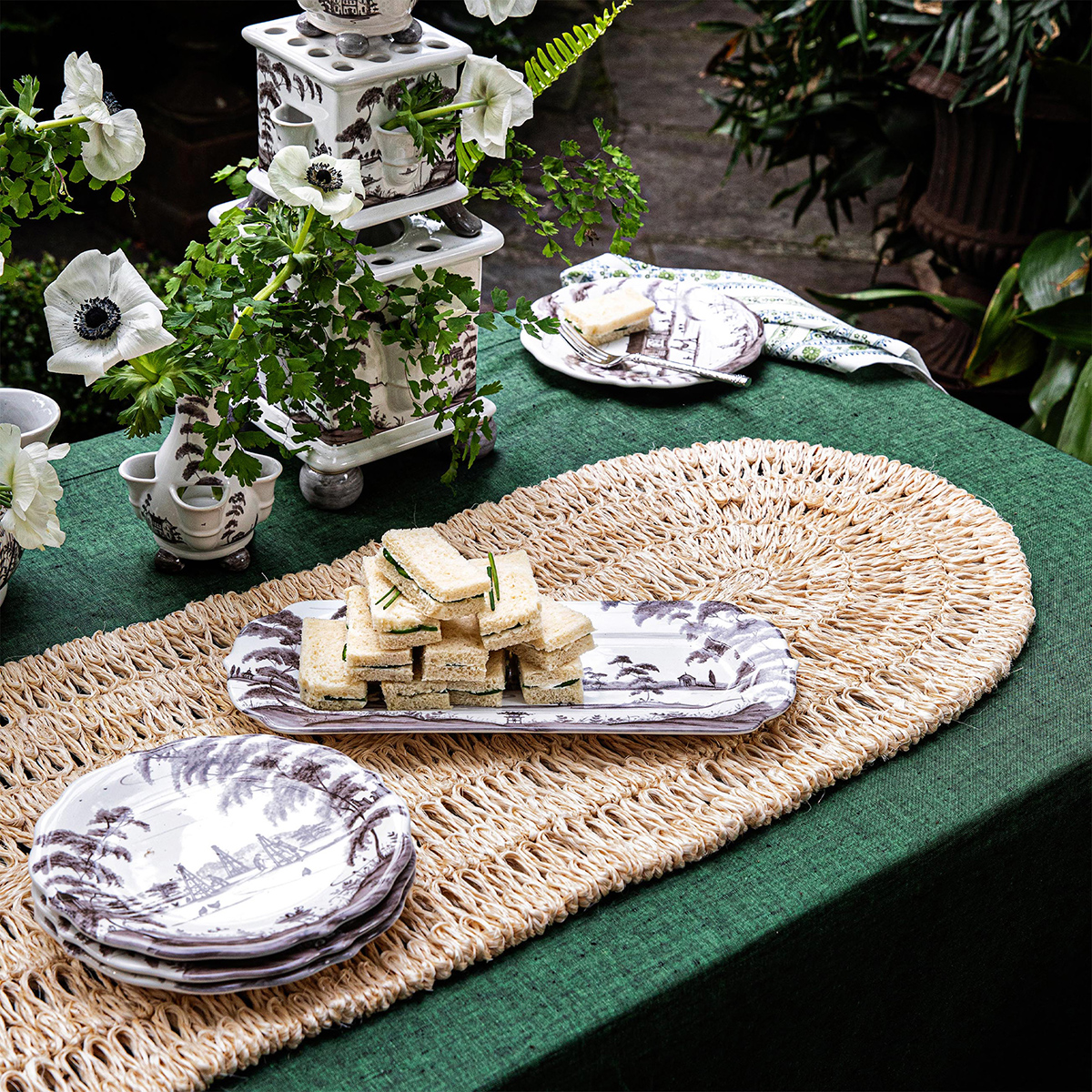 Straw Loop 16" x 60" Table Runner - Natural - MISI HOME