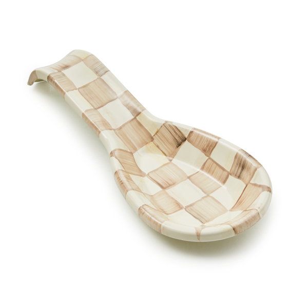 mocha check spoon rest - MISI HOME